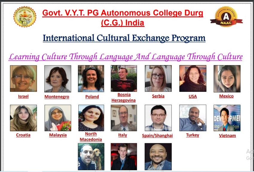 International Cultural Exchange Program - Govt. V.Y.T. PG AUTONOMOUS ...